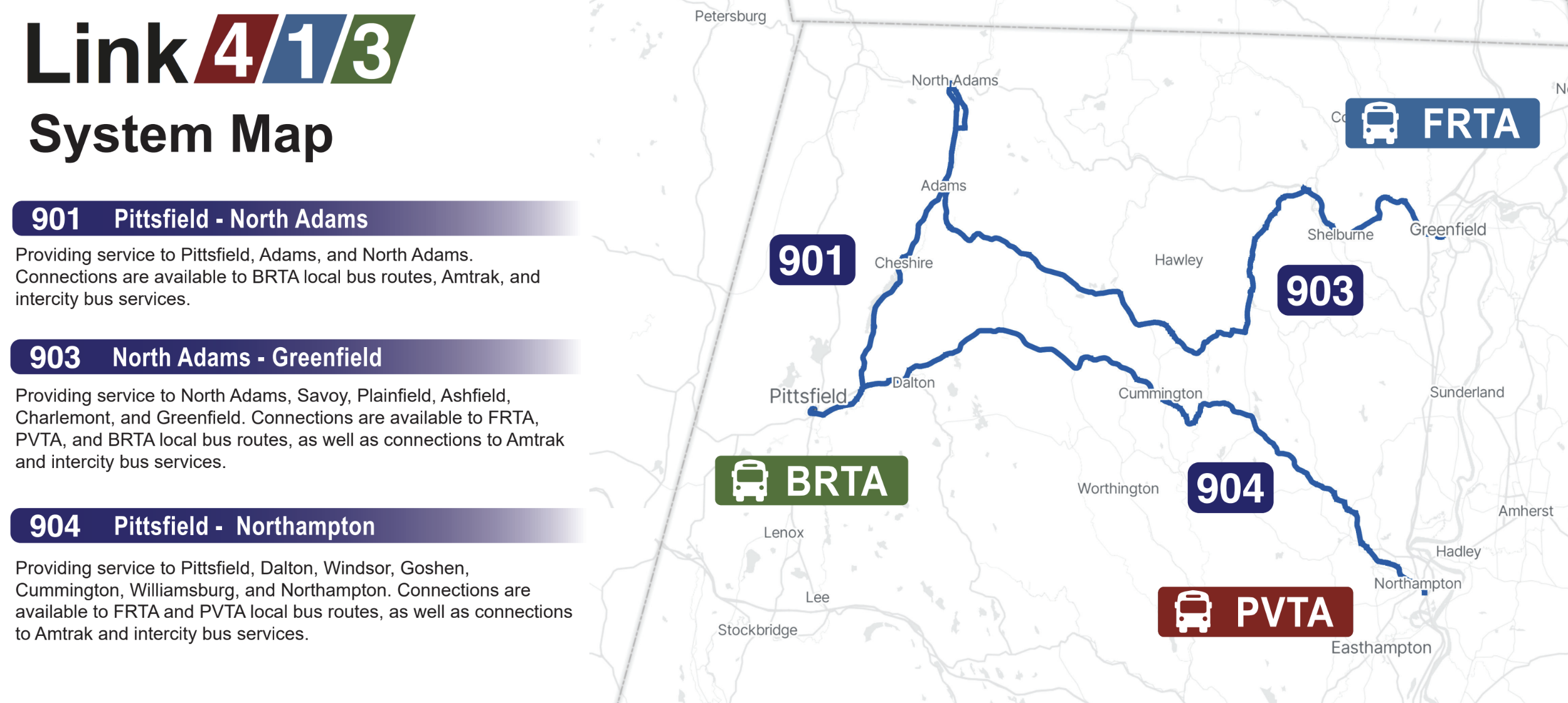 Link413 Launches Three New Bus Routes Linking North Adams, Pittsfield ...
