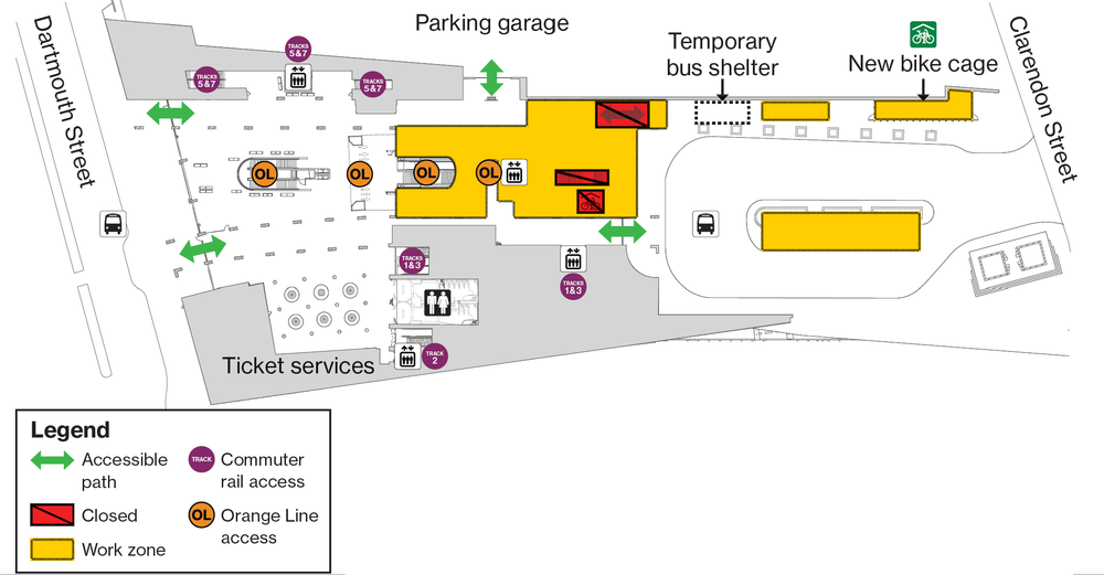 Construction Is Underway On Back Bay Station Makeover - Streetsblog ...